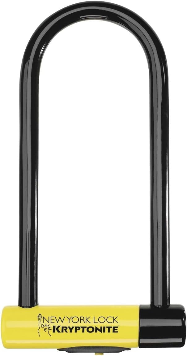 Kryptonite New York Long Shackle Bike U-Lock, Heavy Duty Anti-Theft ...