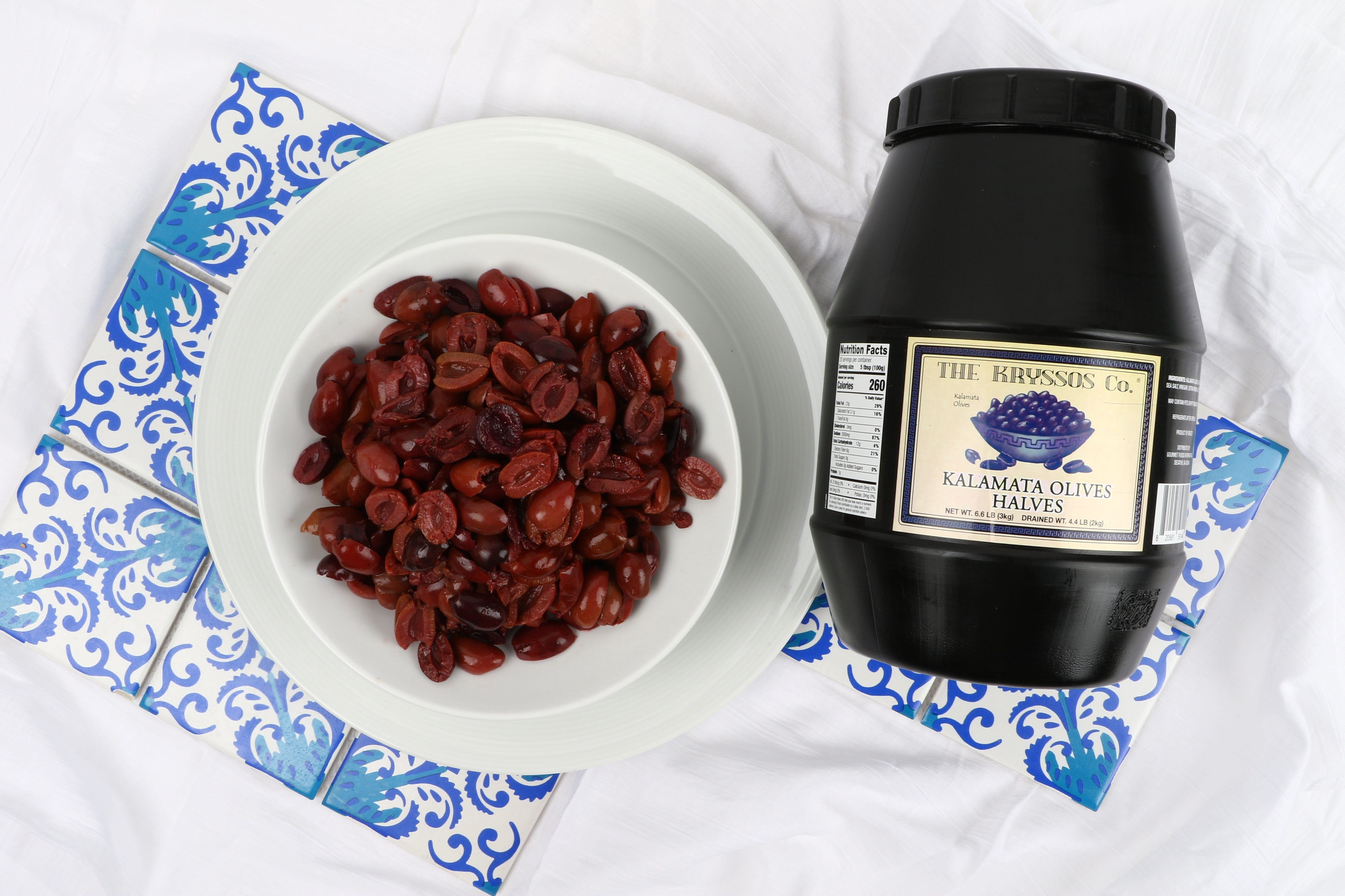Kryssos Kalamata Olive Halves in Keg , 4.4 lb, 1 Keg - Walmart.com