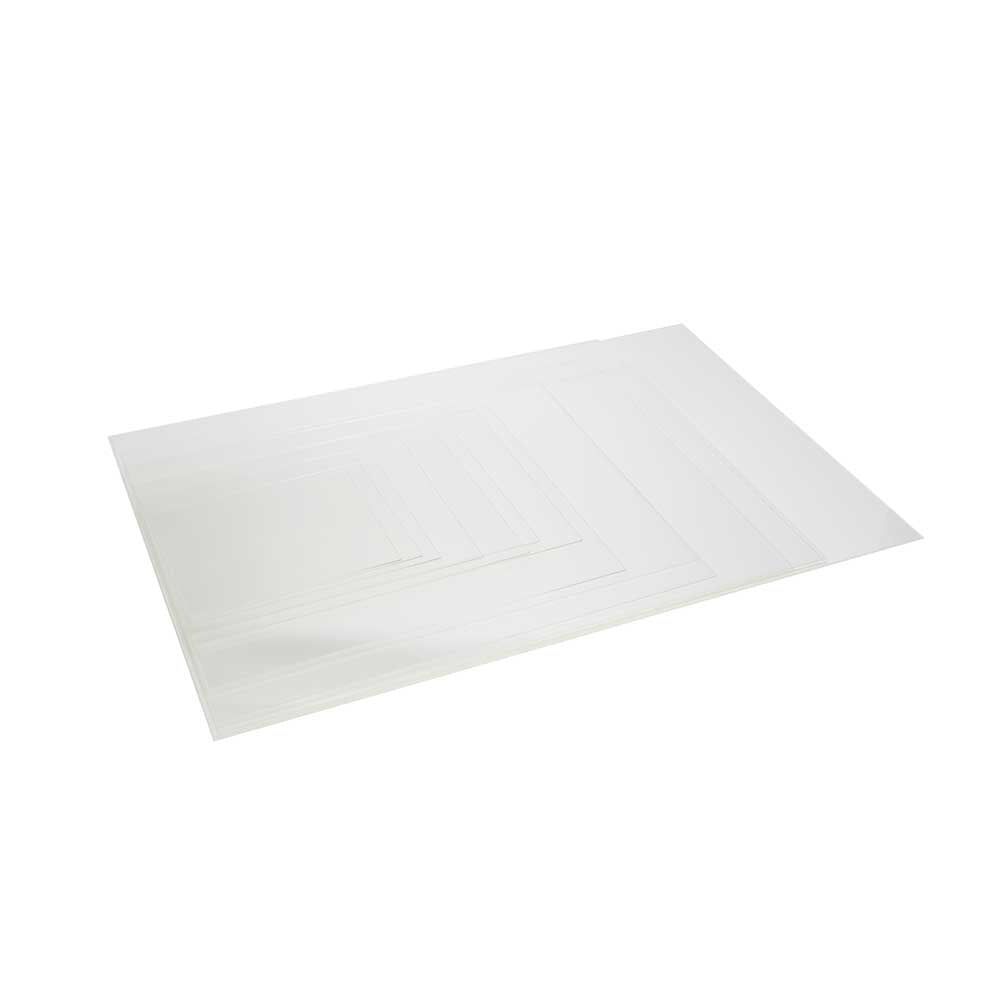 Krystal Clear Glazing Styrene Sheets Pack - Styrene Sheets for Artwork ...