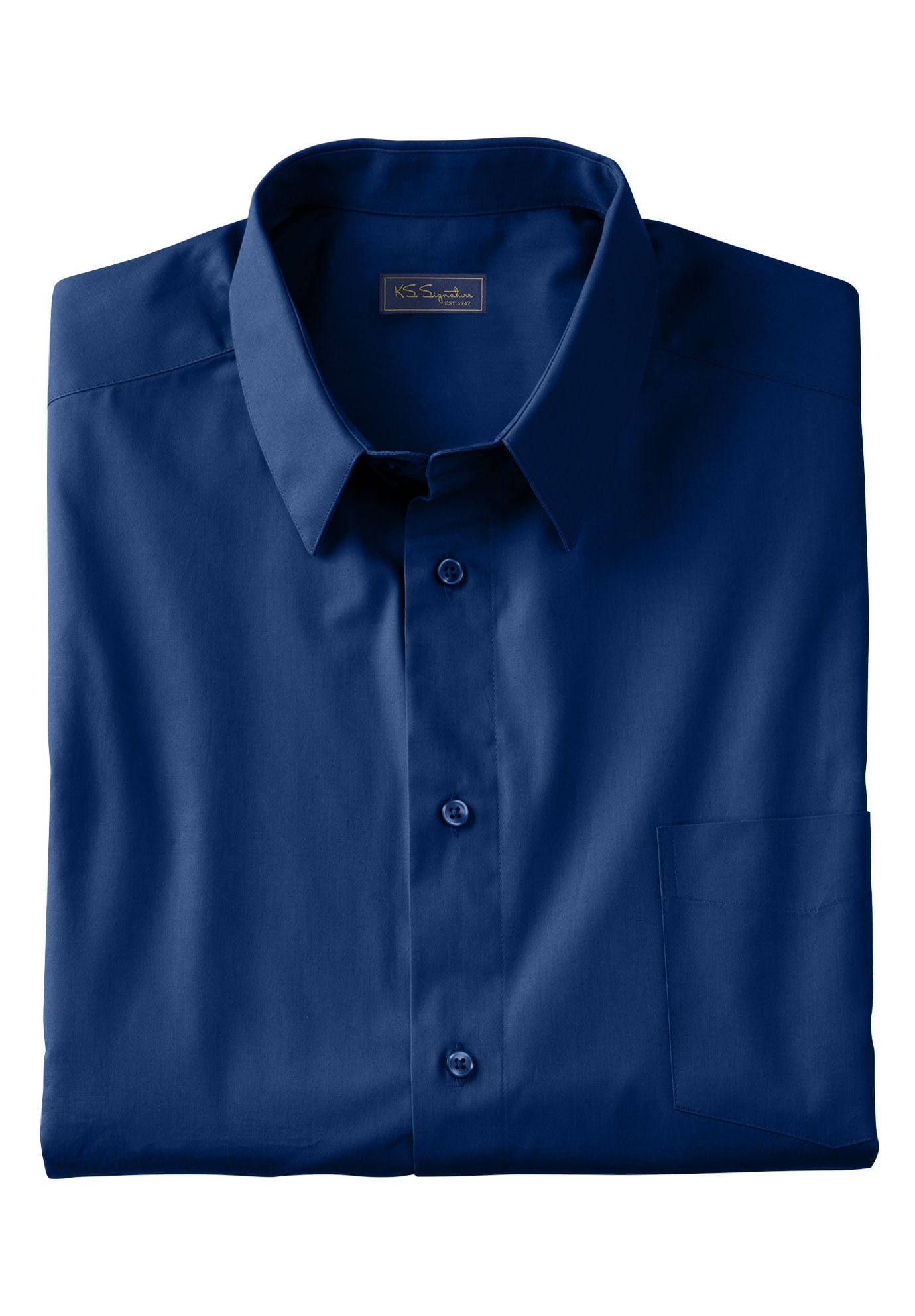 Ks Signature By Kingsize Men's Big & Tall Ks Signature Wrinkle Free ...