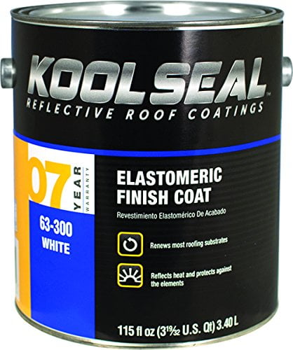 Ks0063300-16 Gallon White Elastomeric Finish Coat - Walmart.com