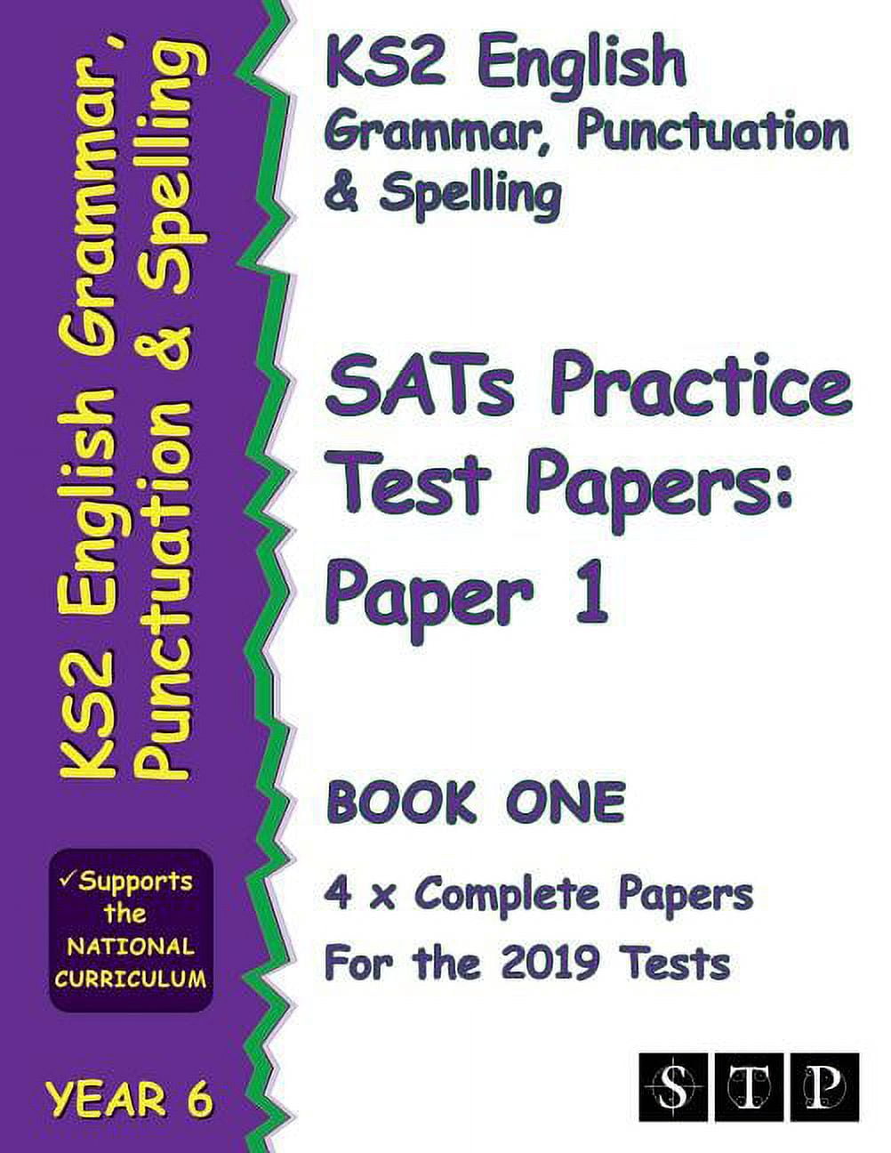 Ks2 English Grammar, Punctuation and Spelling Sats Practice Test Papers ...