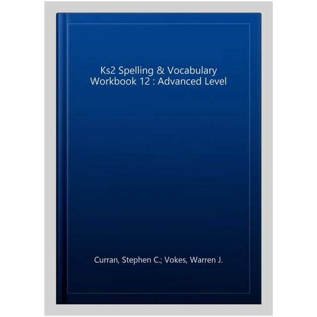 Ks2 Spelling & Vocabulary Workbook 12 - Walmart.com