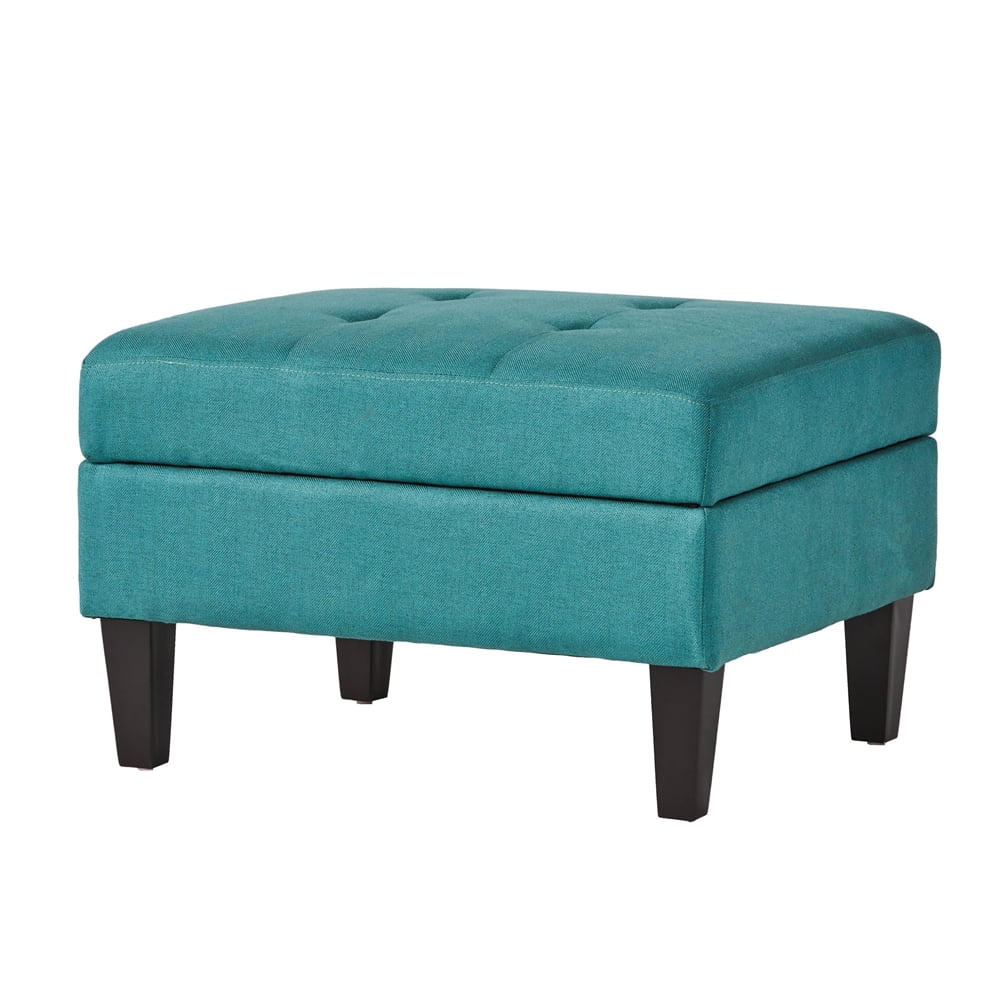 Kselythan 28.75 Inch Modern Storage Ottoman, Tufted Upholstered Ottoman ...