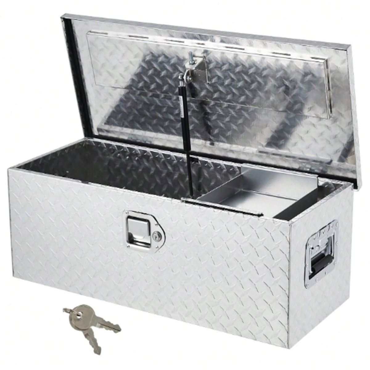 Kselythan 30 Inch Aluminum Truck Tool Box, Truck Bed Storage Box With ...