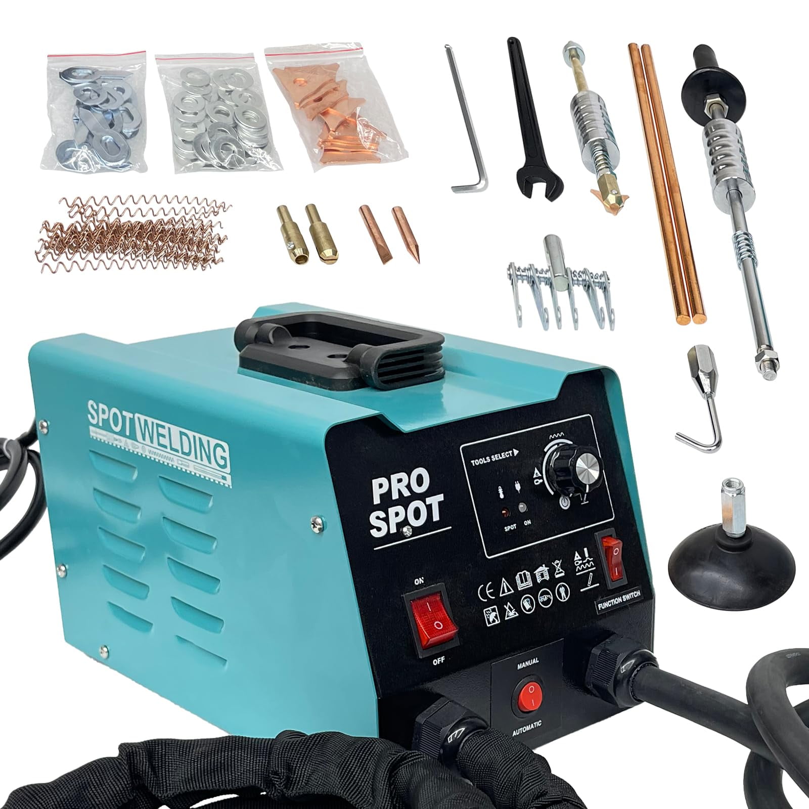 Kselythan 3000W Stud Welder Dent Repair Kit, Auto Spot Welder Dent ...
