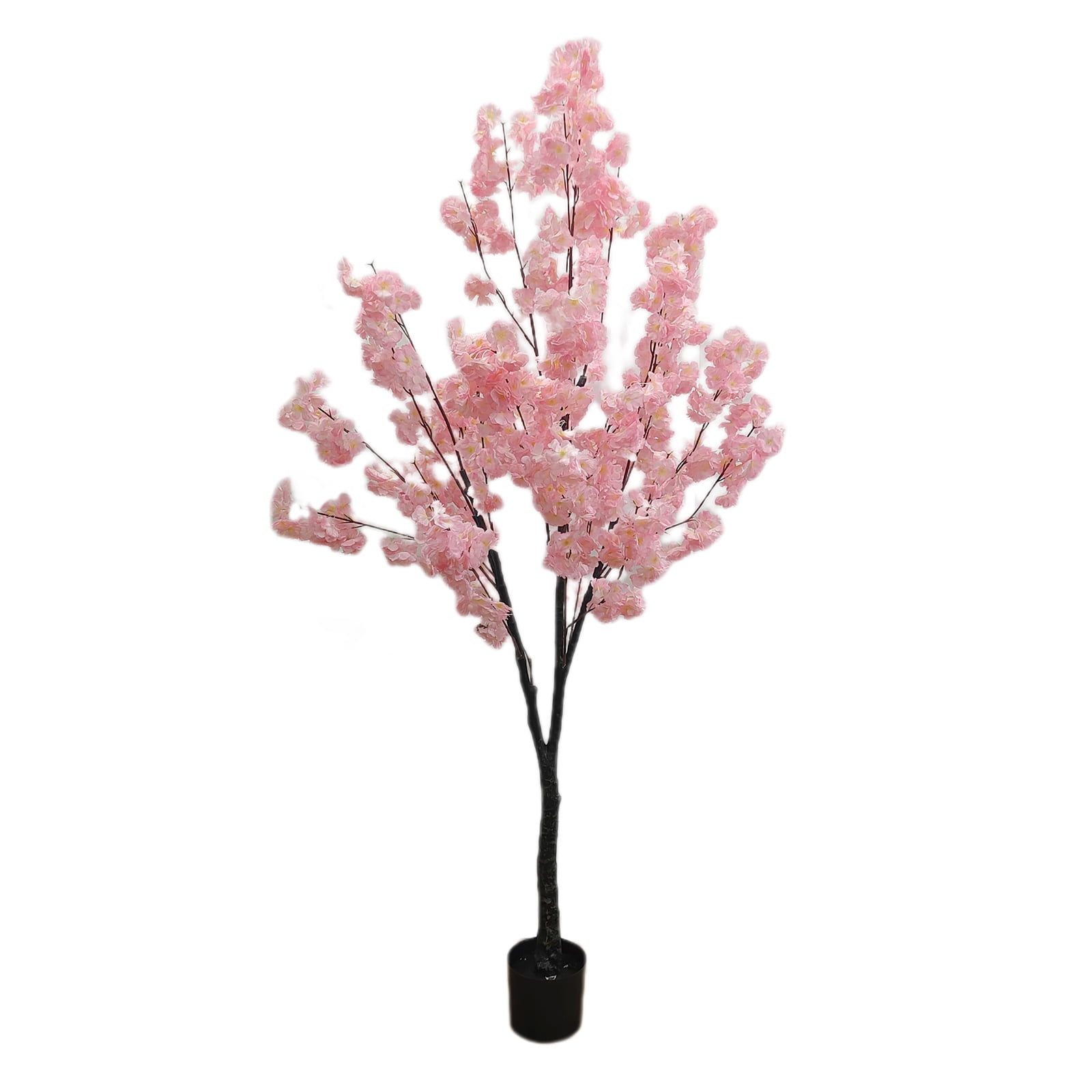 Kselythan 4FT/5FT/6FT Cherry Blossom Artificial Tree, Light Pink Cherry ...