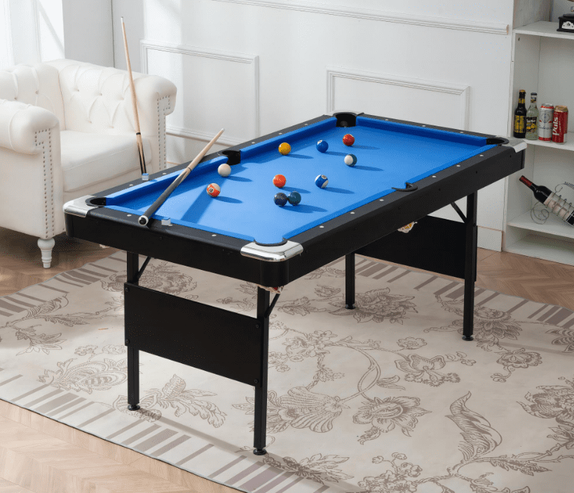 Kselythan 5.5 FT Billiards Table,Portable Foldable Space-Saving Pool ...