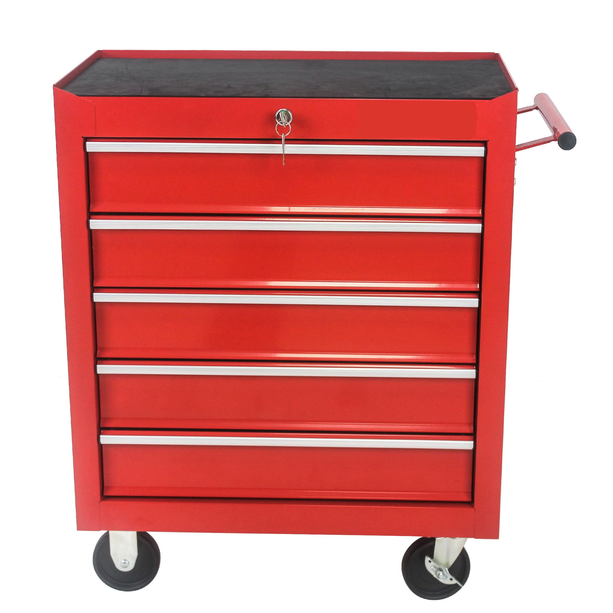 Kselythan 5-Drawer Rolling Tool Chest With Lock & Key, Lockable Storage ...