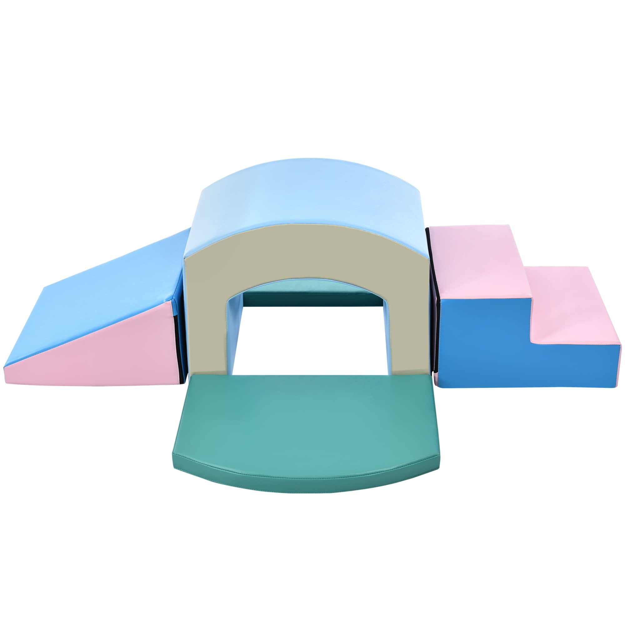 Kselythan 5 Pieces Soft Foam Playset for Toddlers, Climb & Crawl Soft ...