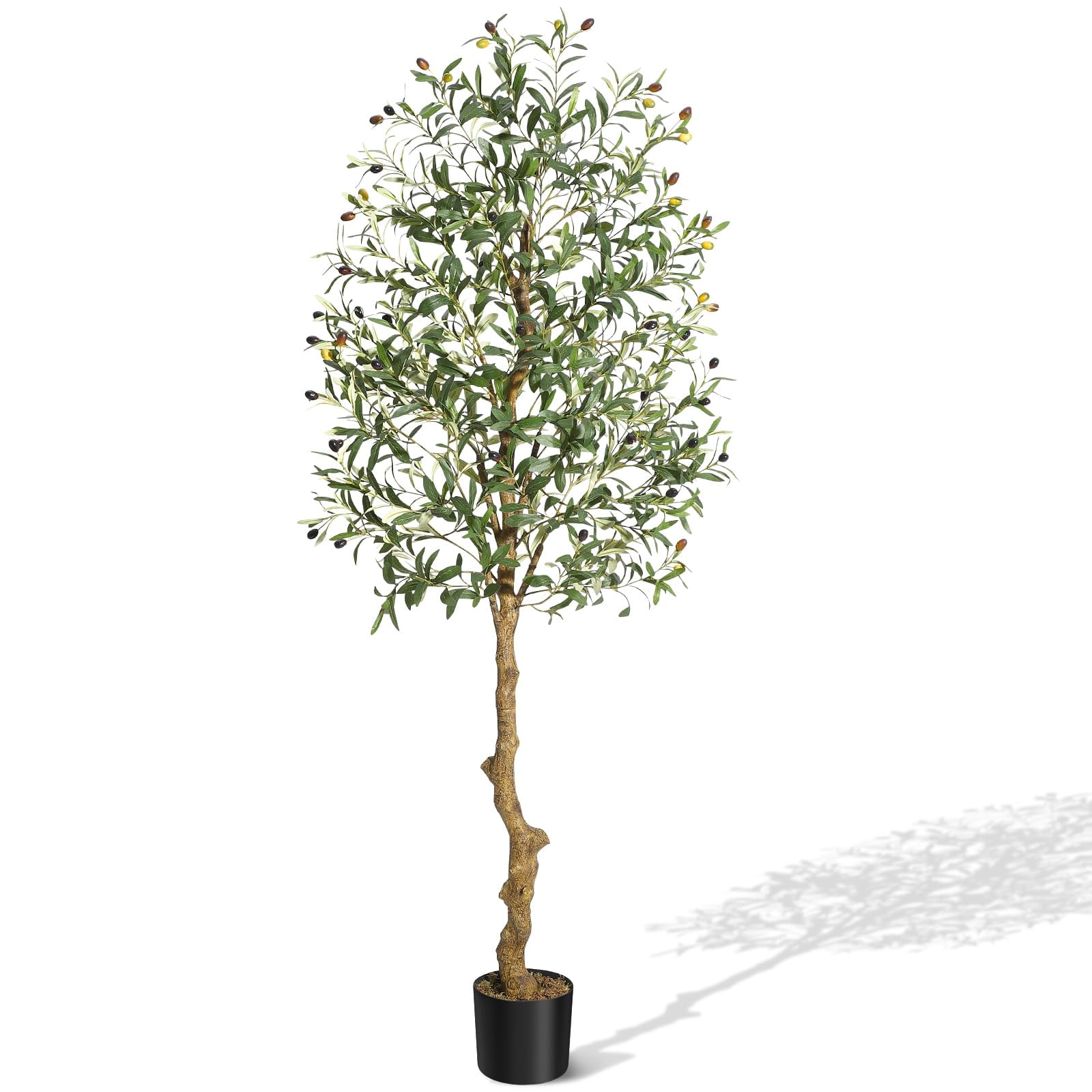 Kselythan 5FT Tall Olive Tree Plants,Olive Trees Artificial Indoor ...