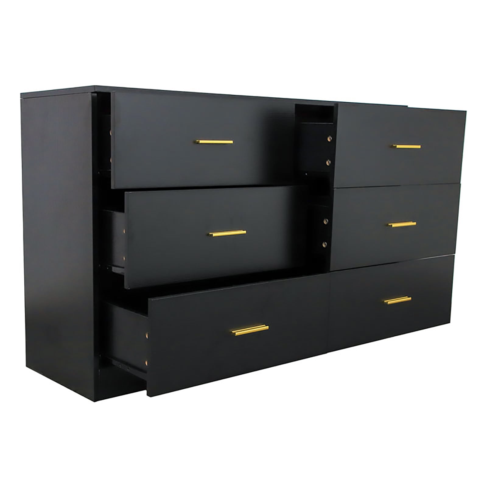 Kselythan 6 Drawer Dresser Chests Modern Chest Of Drawers With Deep ...