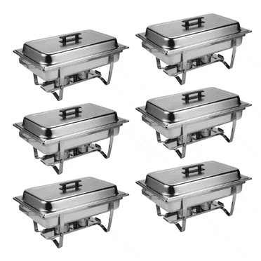 ROVSUN 9QT Gold Chafing Dishes for Buffet, Roll Top Chafing Dish Buffet ...