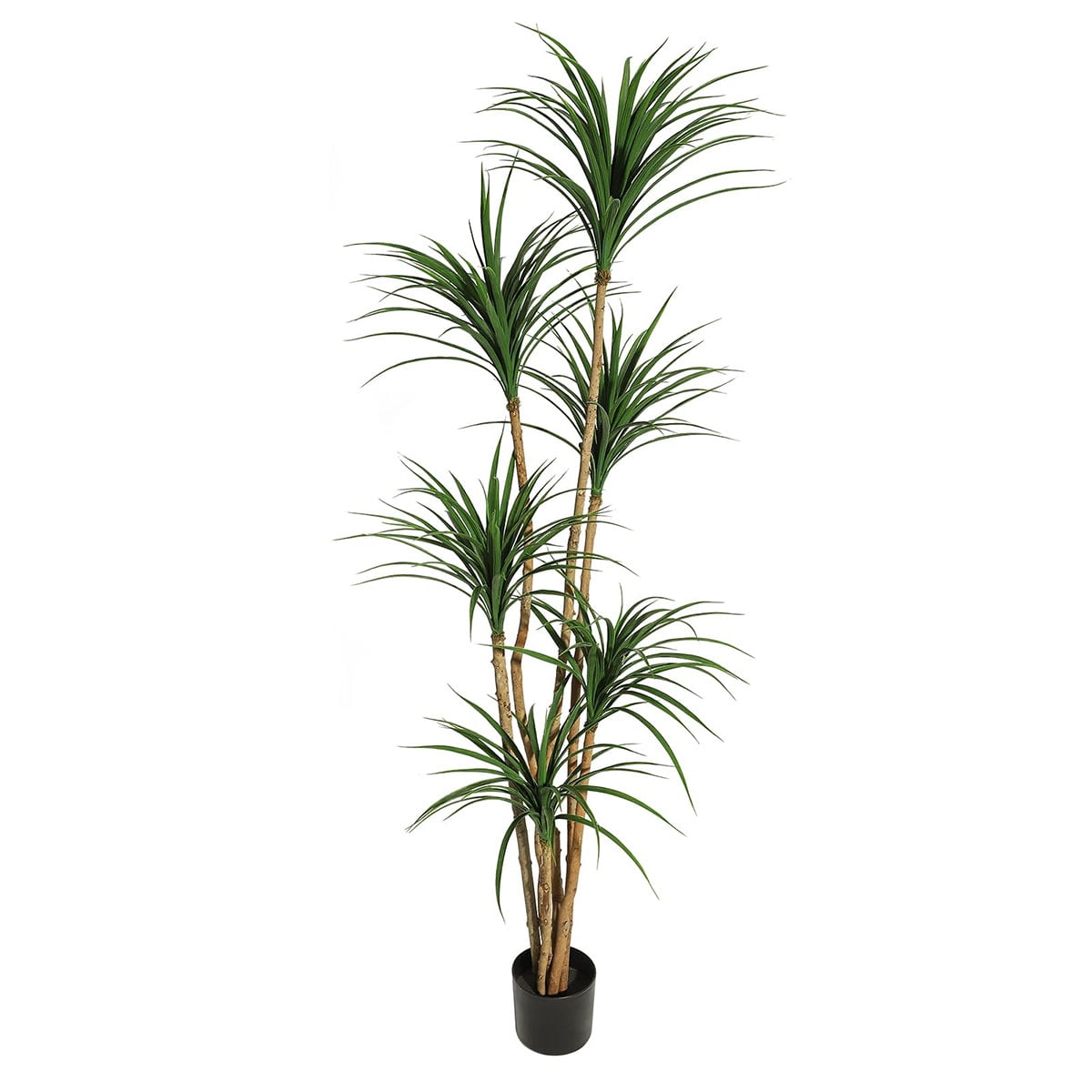 Kselythan Artificial Tree,4Ft Tropical Yucca Plant with Rubber Leaves ...