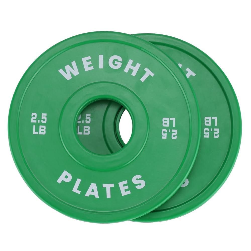 Kselythan Bumper Plates,2 inch Rubber Weight Plates,1.25 LB,2.5LB 10 LB ...