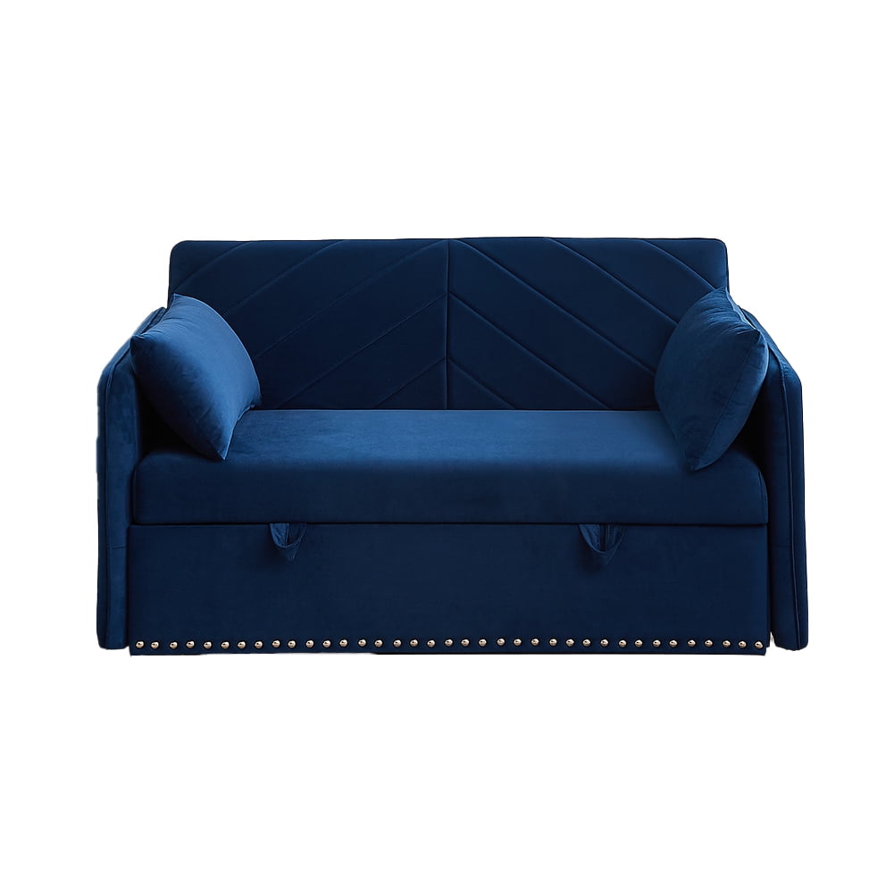 Kselythan Convertible Futon Sofa Bed with USB Port, 3-in-1 Sleeper Sofa ...