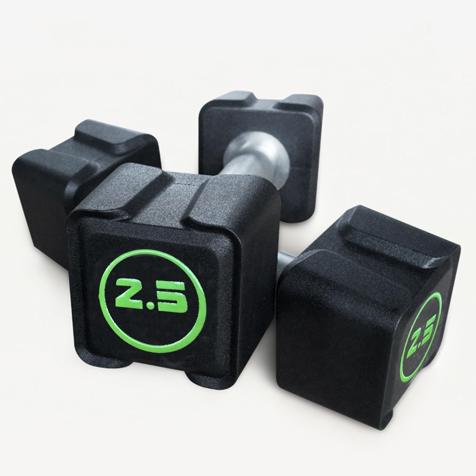 Kselythan Dumbbell Sets of 2, PU Coated Cast Iron Weights Dumbbells Set ...