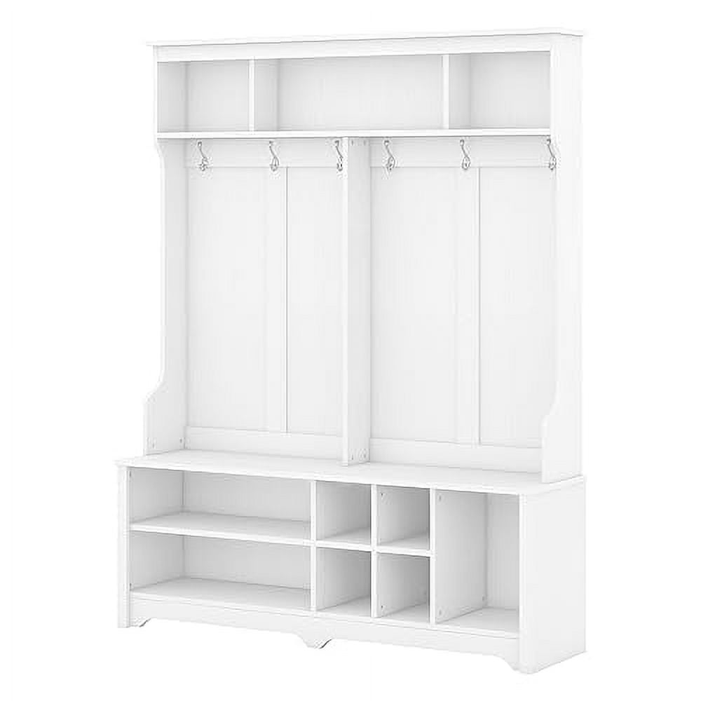 Kselythan Entryway Hall Tree with Bench and Storage, 3-in-1 Hall Tree ...