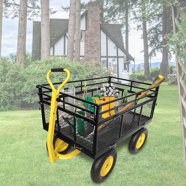 Farm-Tuff Lawn Cart Work Crate Garden Wagon, 600-lb. Capacity, 46in.L x ...