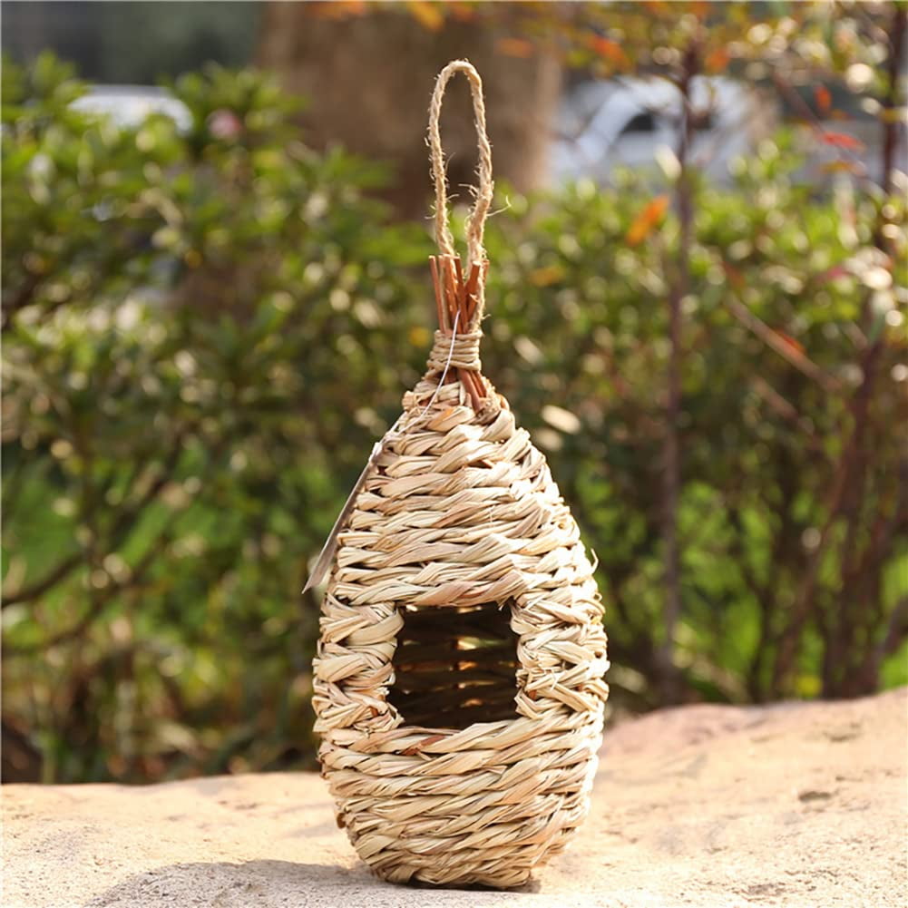 Kselythan Hand Woven Hummingbird House, Nest Hanging Birdhouses ...