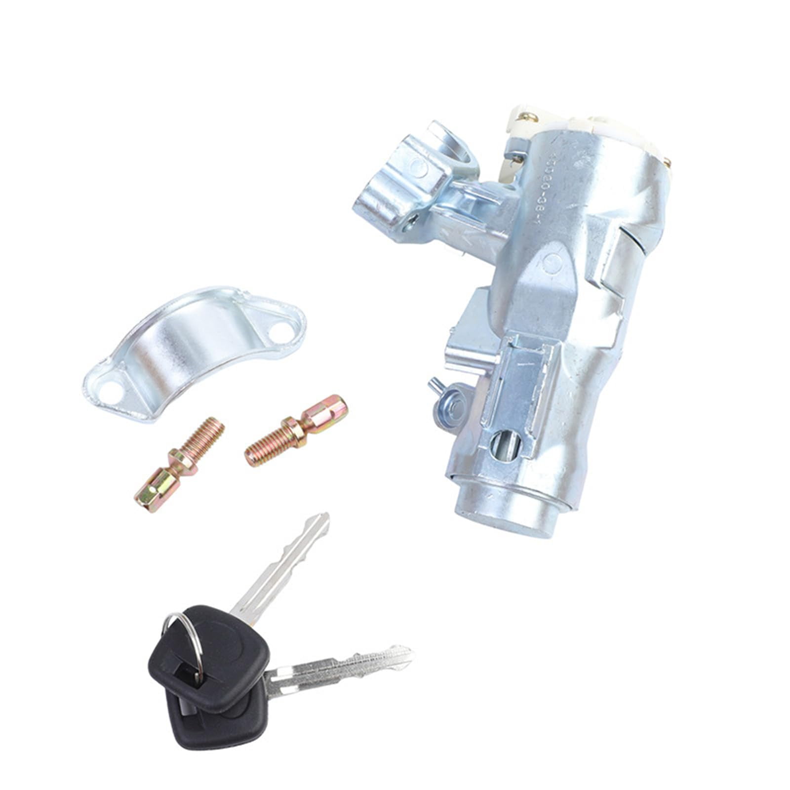 Kselythan Ignition Keys Lock Cylinder, With Bolts Bracket 45020-12-11 ...