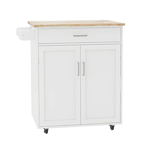 Kselythan Kitchen Island Cart with Storage, Rolling Kitchen Island ...
