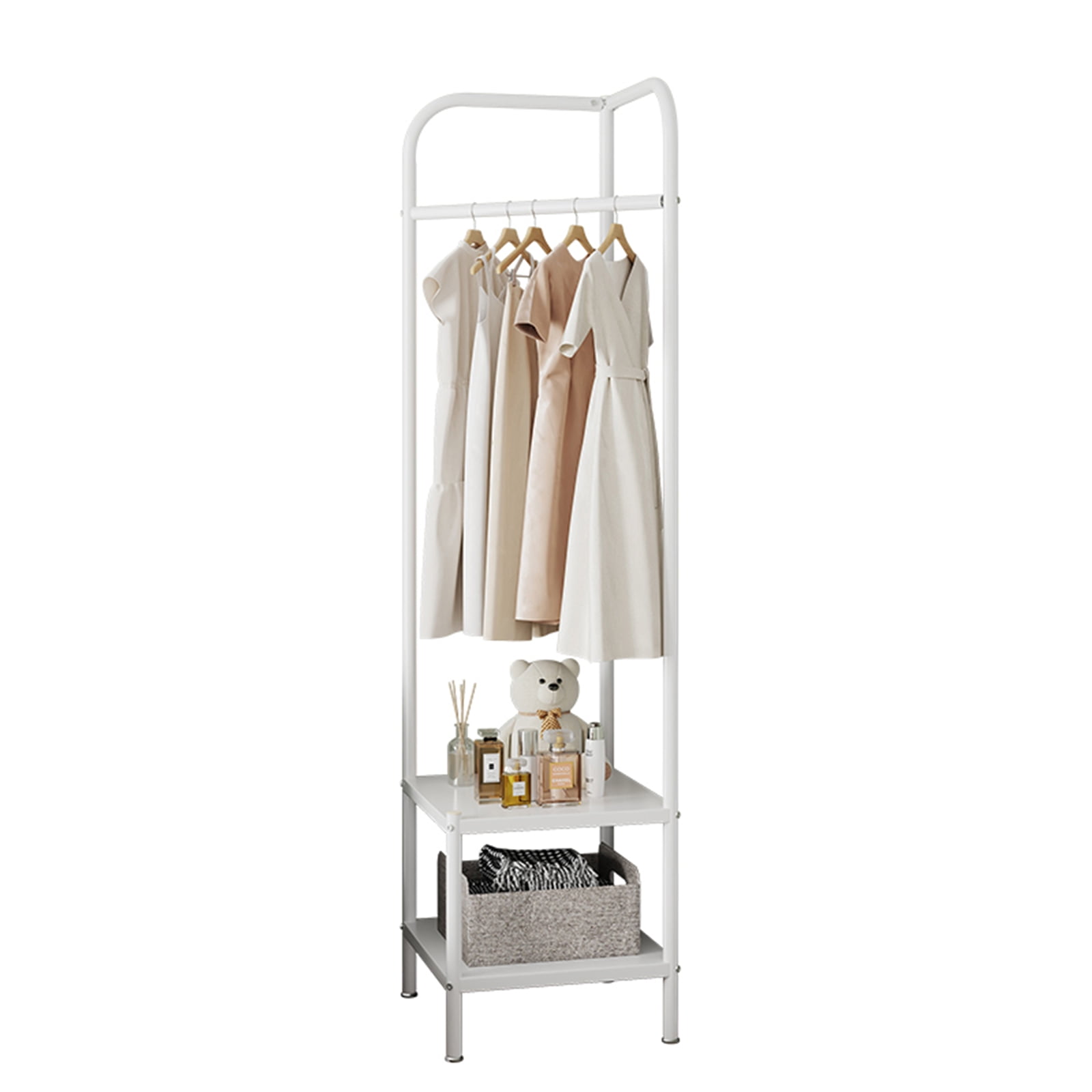 Kselythan Metal Corner Coat Racks, Freestanding Garment Rack With ...