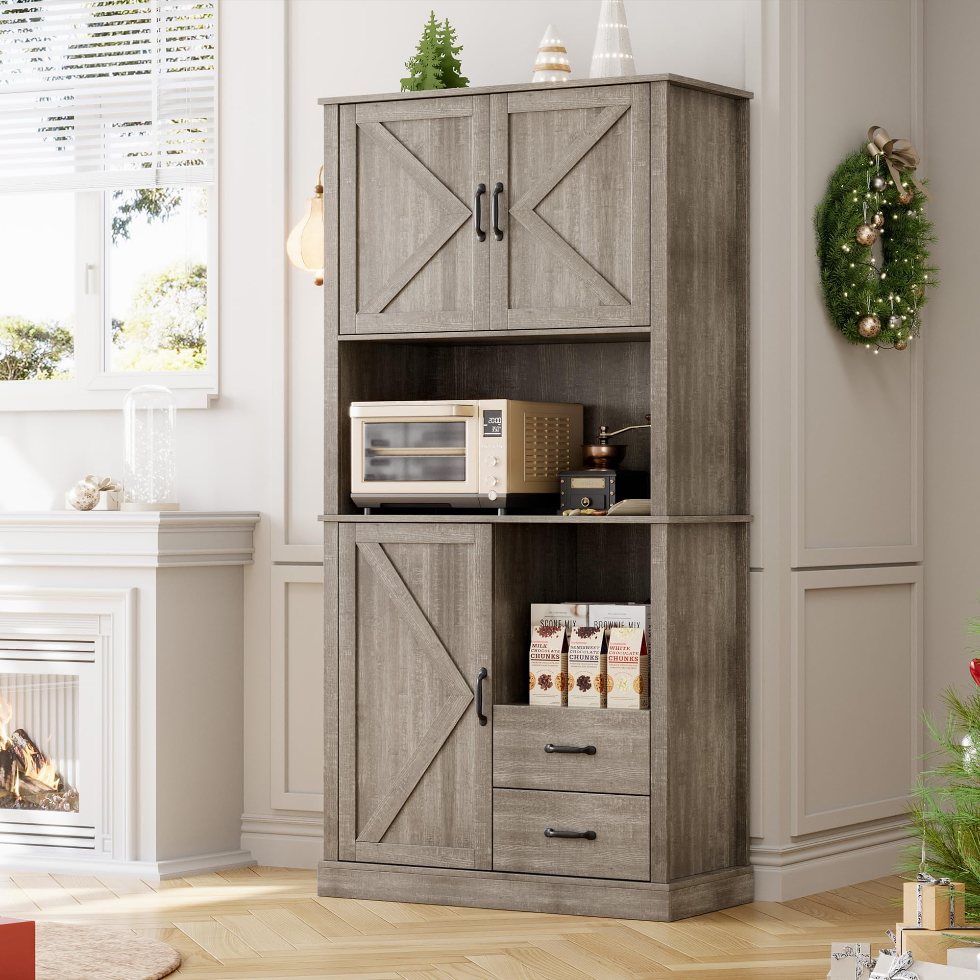 Pantry Cabinet For Microwave