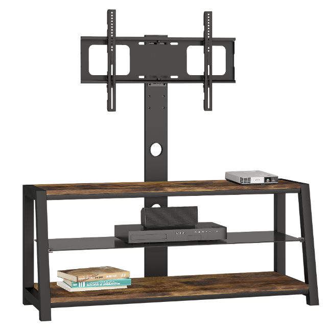 Kselythan Modern TV Stand,with Power Outlet and Mount,TV Stand with ...