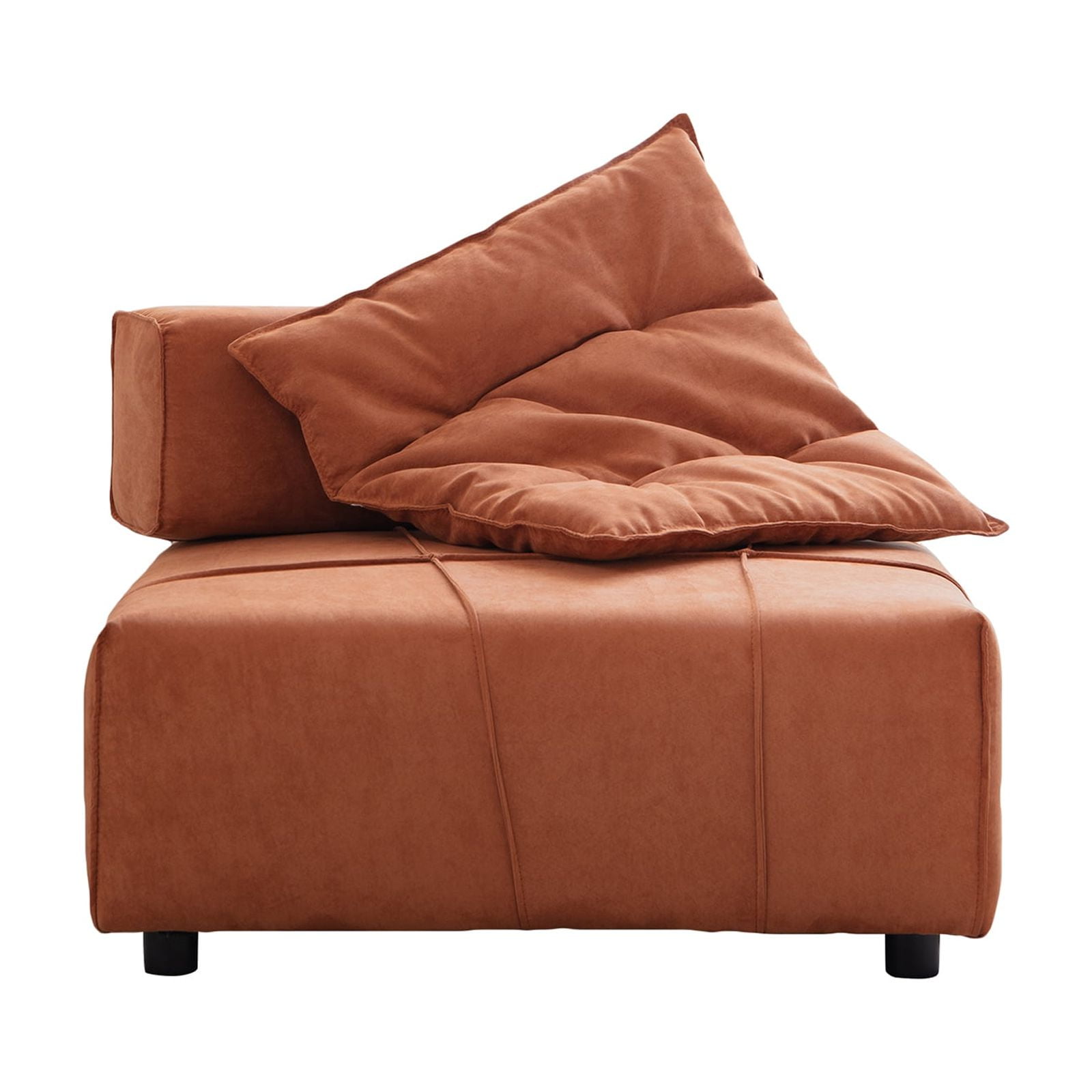 Kselythan Modular Sectional Single Sofa Couch,Modern Armless Floor Sofa Seats With Removable ...