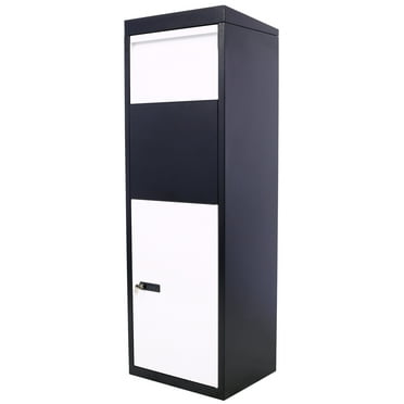 VORVIL Galvanized Steel Home Parcel Box, Package Drop Box, Extra Large ...