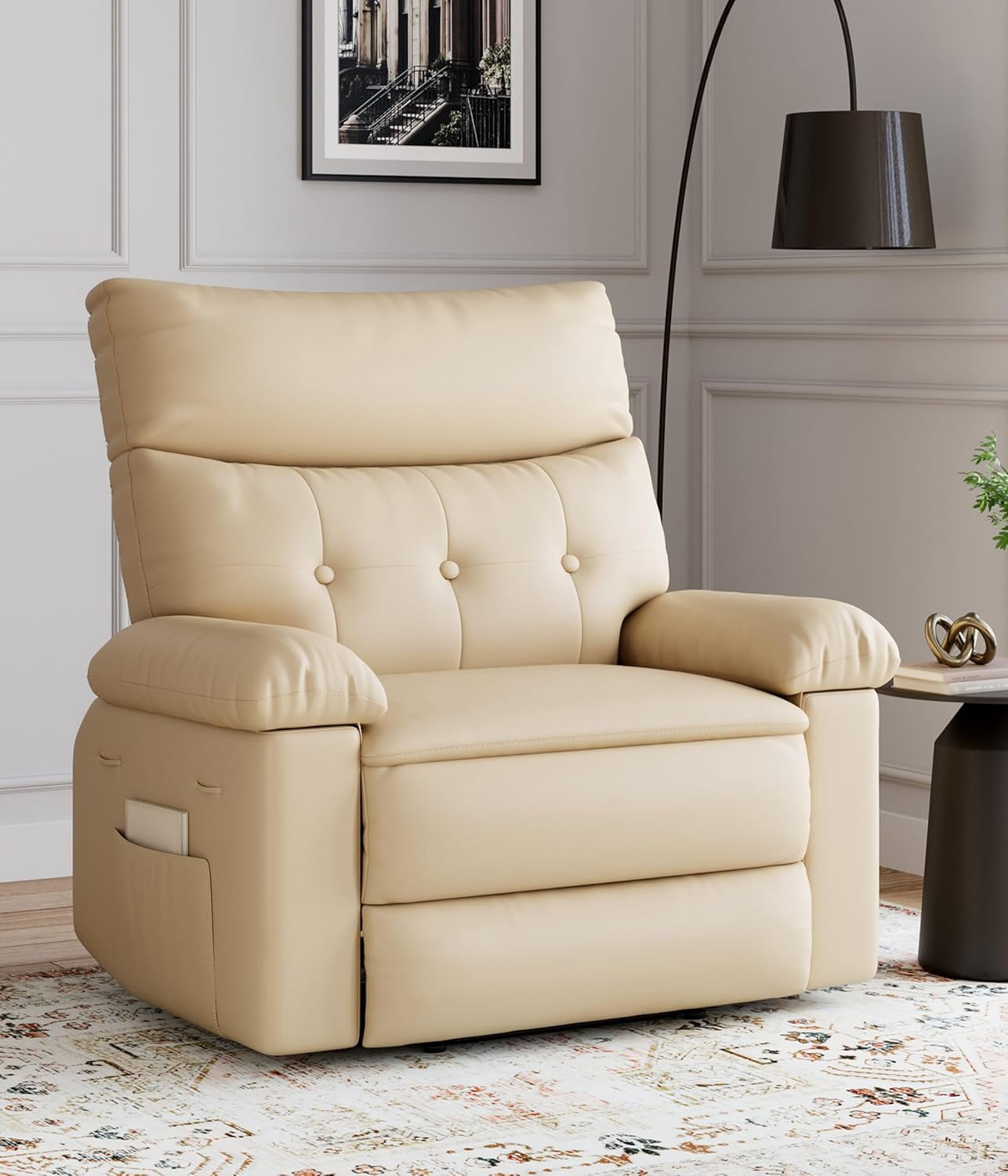 Kselythan Recliner Chair,Oversized Wide Recliner Chair with Cup Holders ...
