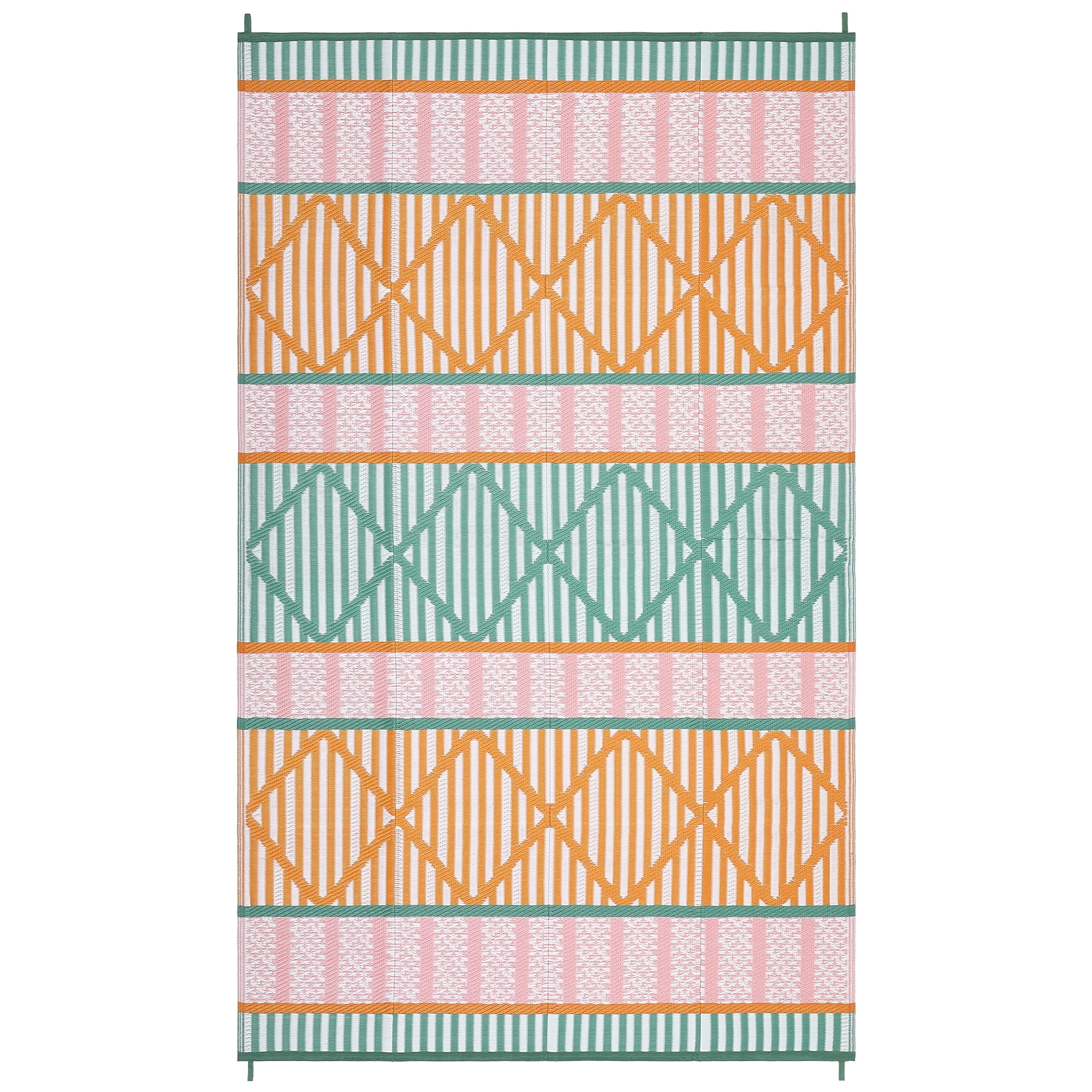 Kselythan Reversible Plastic Straw Outdoor Rug Waterproof Foldable ...