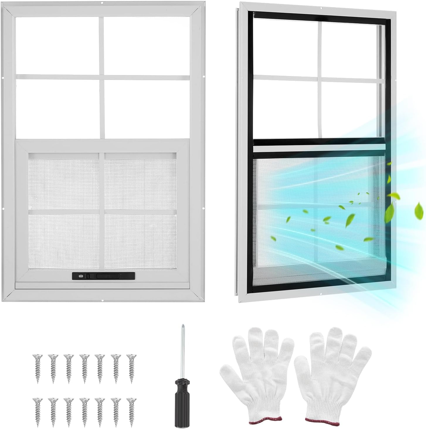 Kselythan Sliding Shed Window,Flush Mount Window,Sliding Window With ...