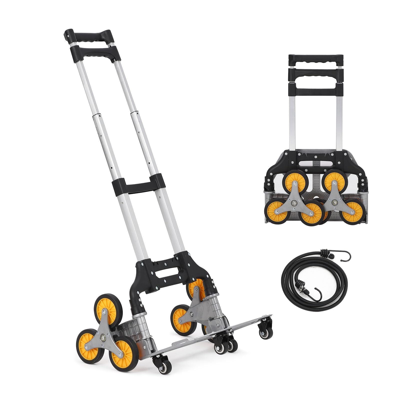 Kselythan Stair Climbing Hand Truck Cart, 180 Lbs Load Capacity Folding ...