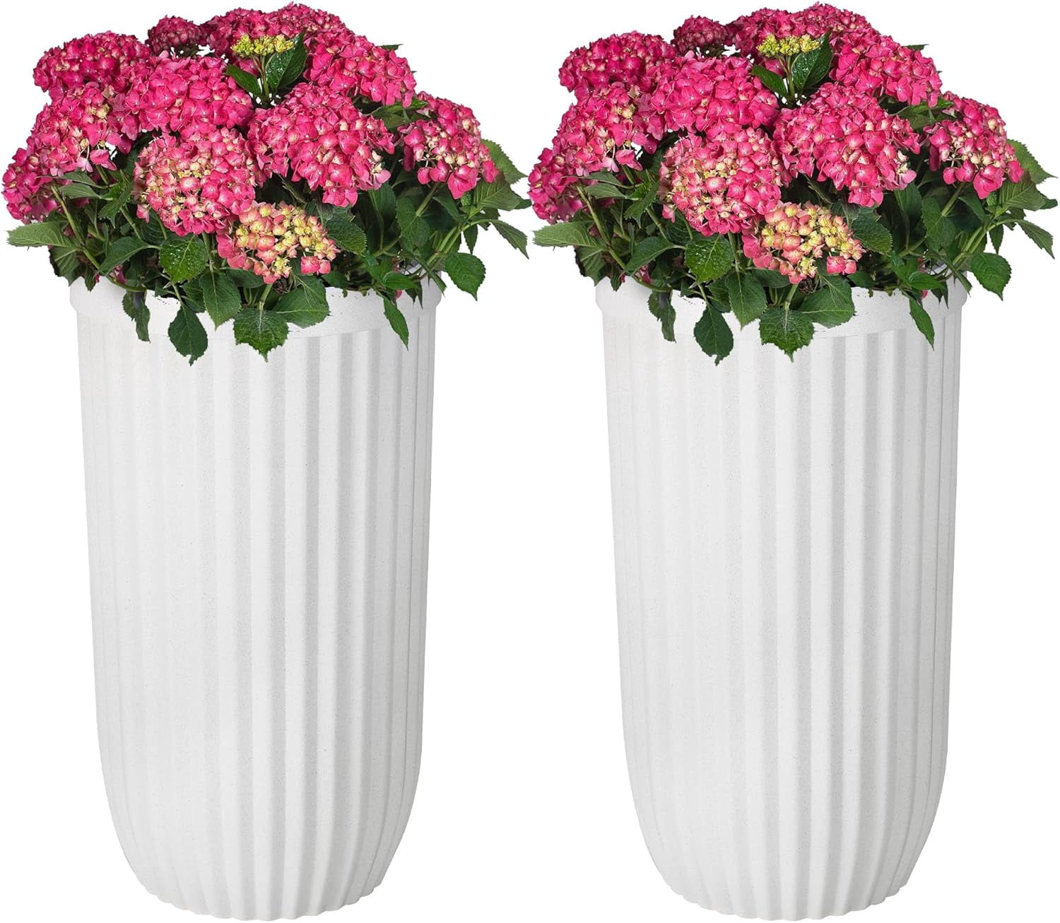 Kselythan Tall Planters,Outdoor Flower Pots With Water Level Monitor ...