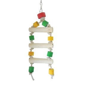 Ksk Rope Wooden Ledder For Bird - Walmart.com