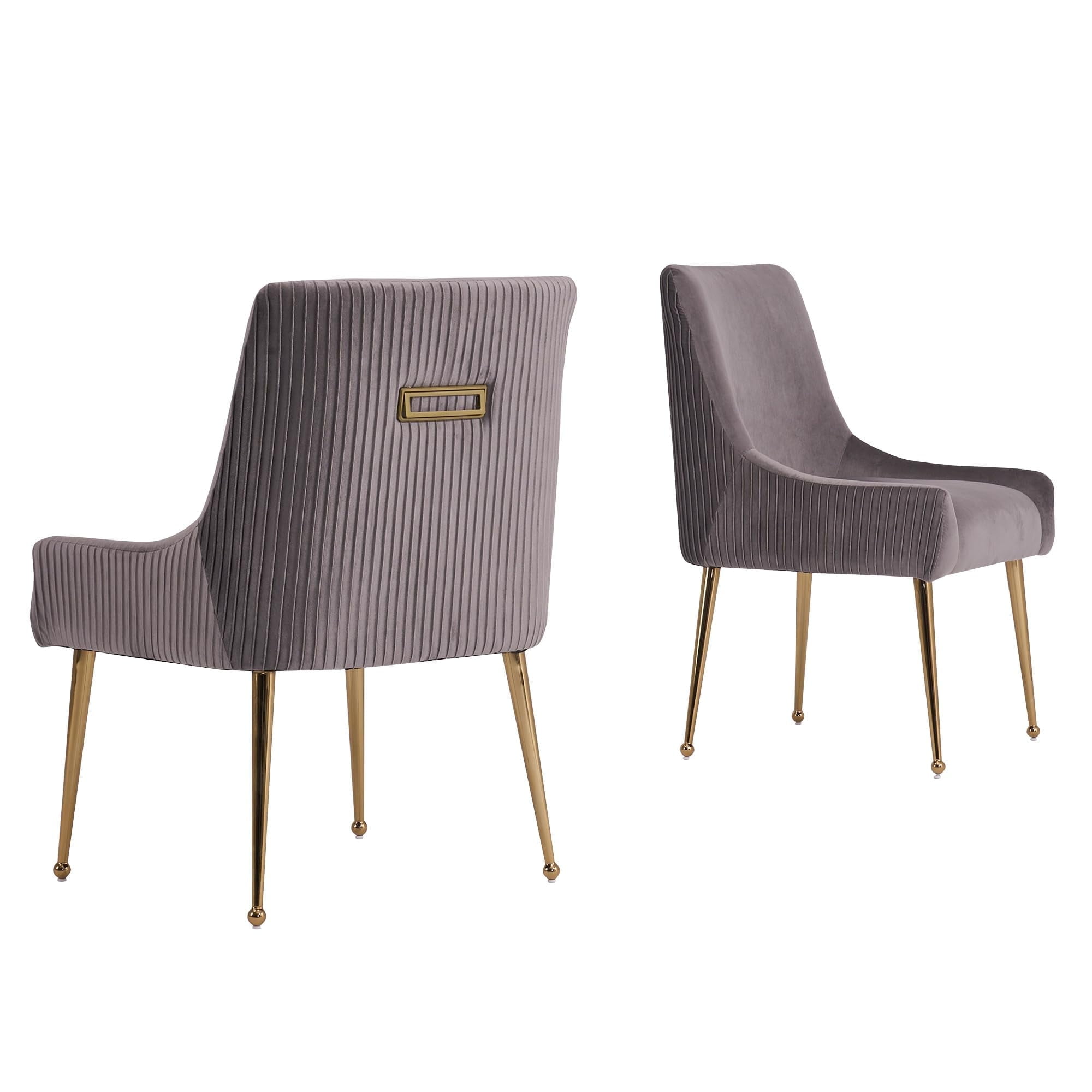 Kslysuty Velvet Dining Chairs Set of 2,Modern Simple Kitchen Dining ...