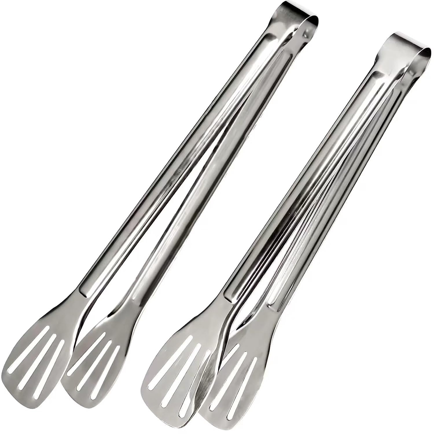 Ksopiavobs 2pcs(13 inch and 11 inch) kitchen tongs are made of 0.39 ...