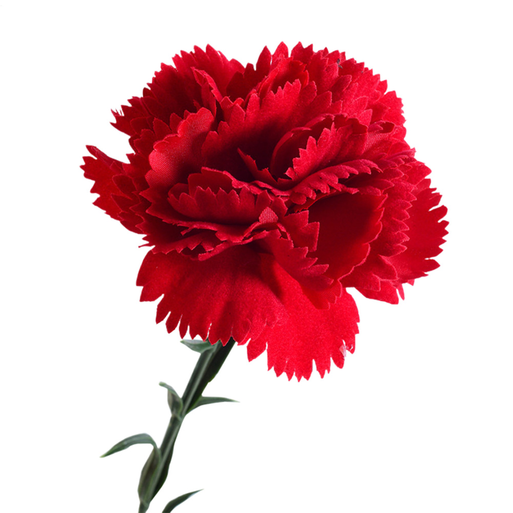 Ksruee Artificial Carnations Fake Carnation Silk Flowers Realistic ...