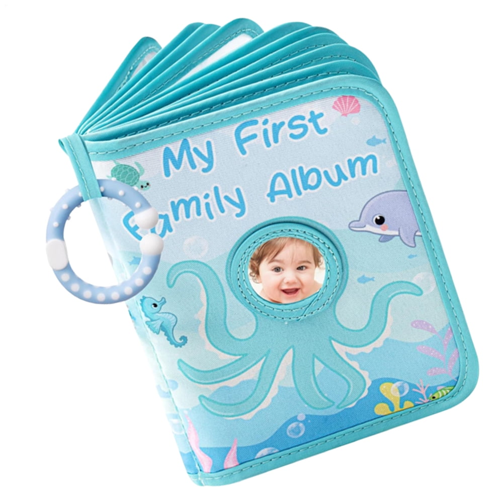 Ksruee Baby Photo Album First Soft Cloth Family Photo Book Octopus ...