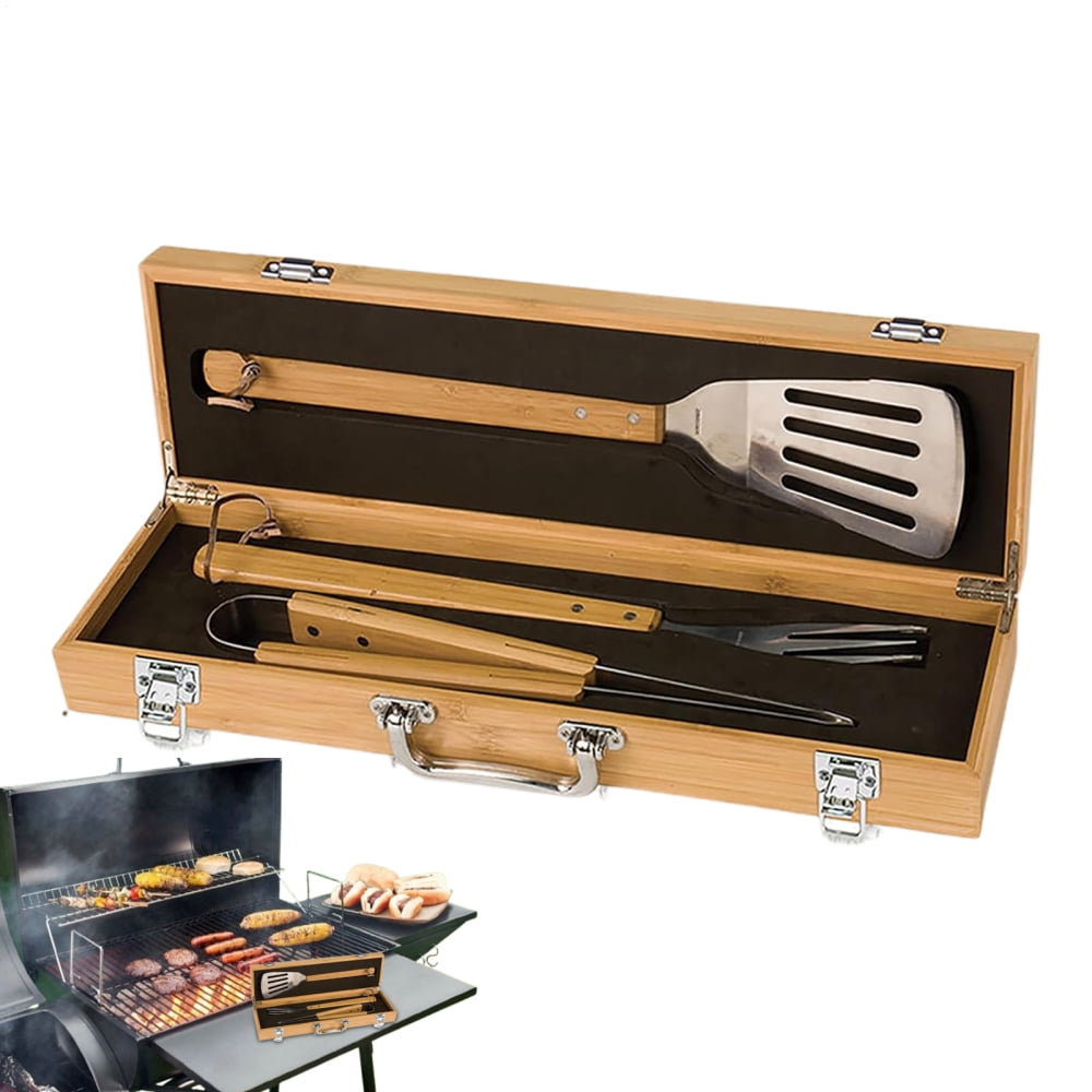 Ksruee Barbecue Tool Sets BBQ Utensils Barbecue Accessories with Case ...