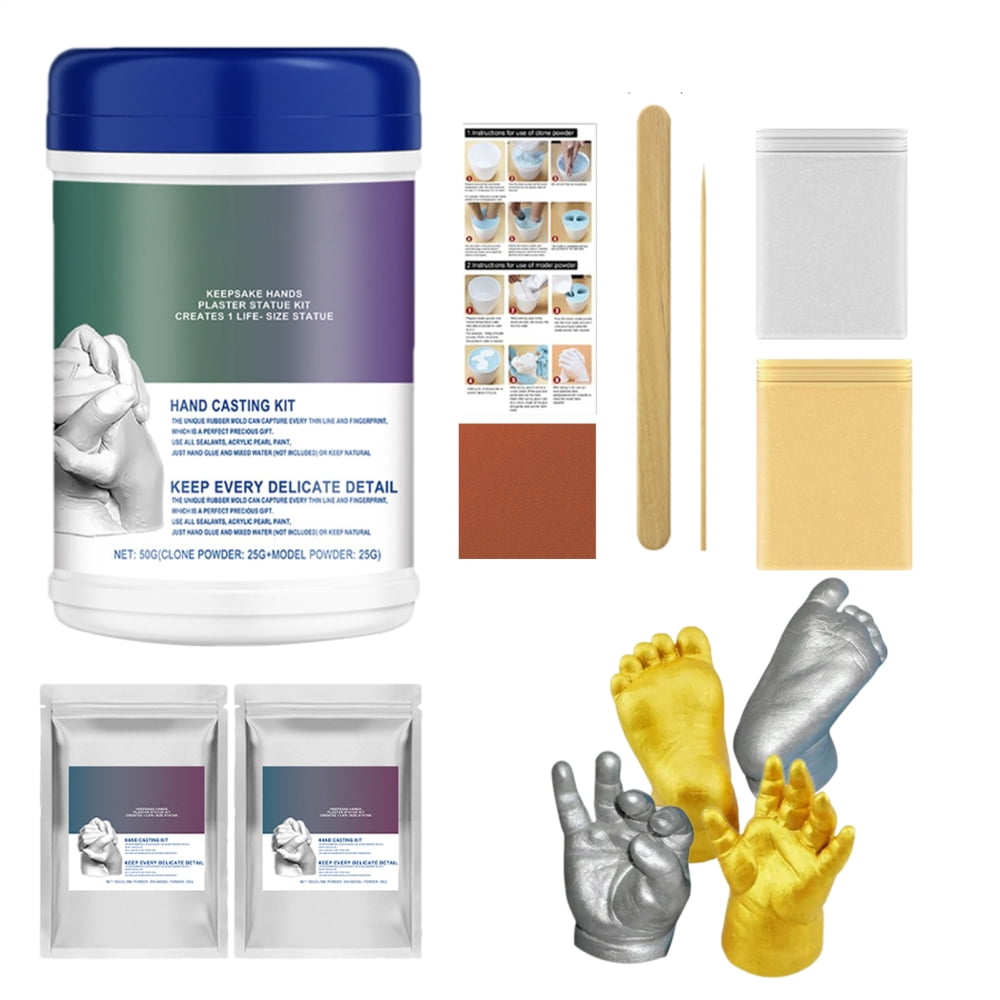 Ksruee Belly Casting Kit Pregnancy Casting Powder Sculpture Supplies ...