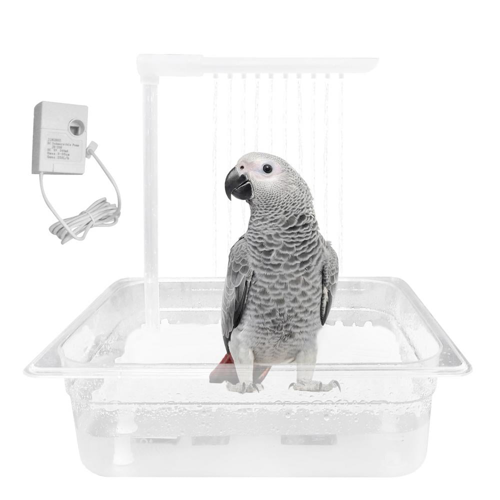 Ksruee Bird Automatic Bathtub Small Parrot Tub Bowl Multipurpose Small ...