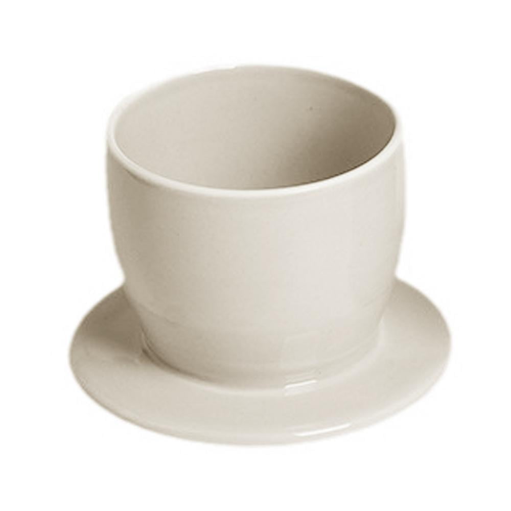 Ksruee Butter Container for Counter Modern Round Porcelain Butter Jar ...