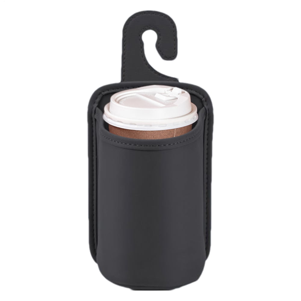 Ksruee Car Cup Holders Car Cup Holder Door Storage Box Leather Drink ...