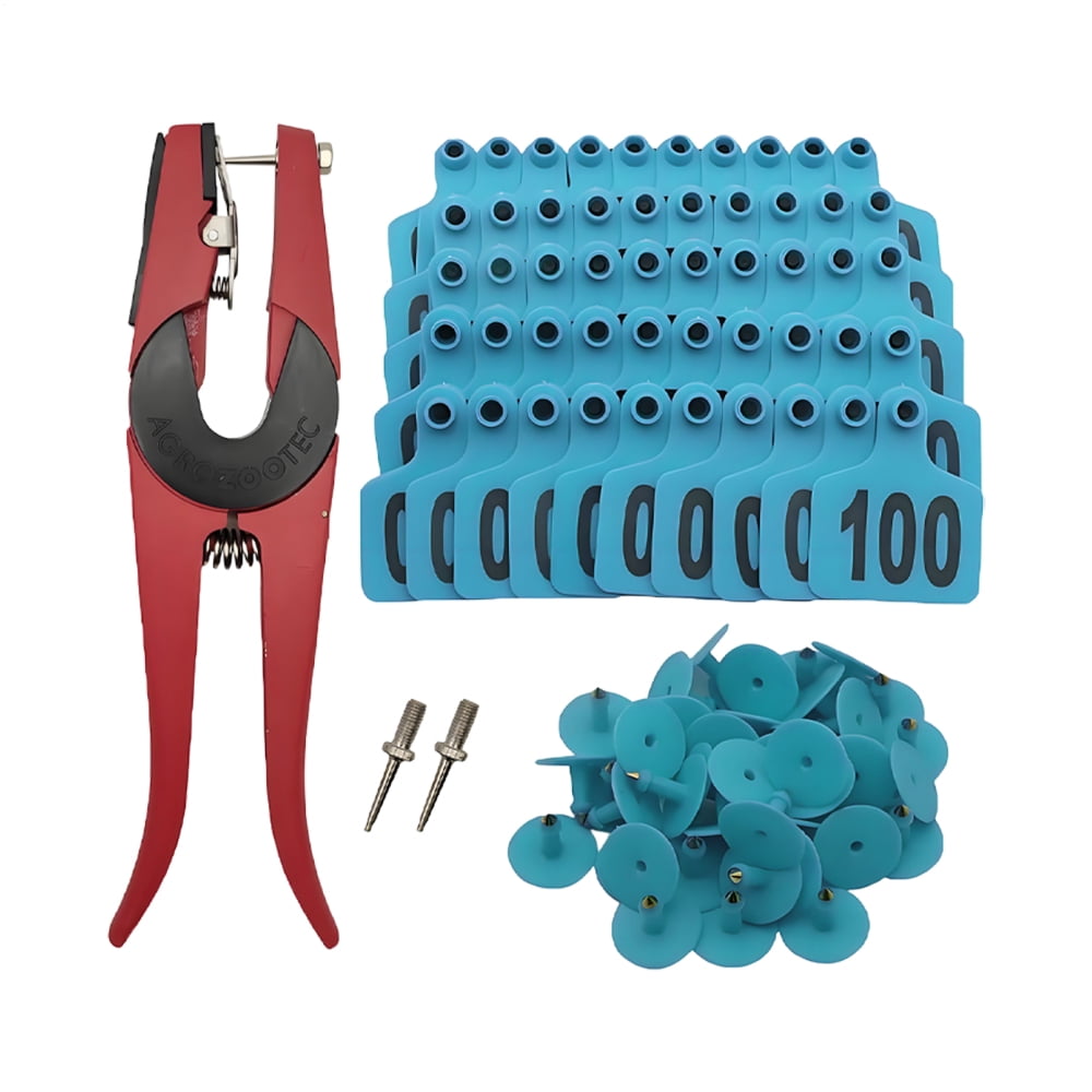 Ksruee Cattle Tags Livestock Animal Labels 001-100 Numbered Ear Tags ...