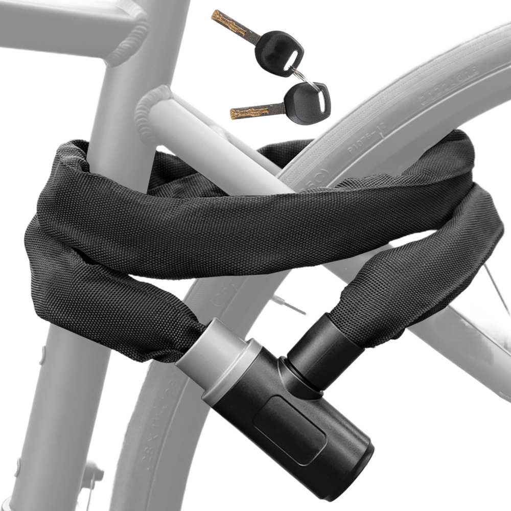 Ksruee Chain Bike Lock Anti Theft Road Bike Lock High Security Locking ...