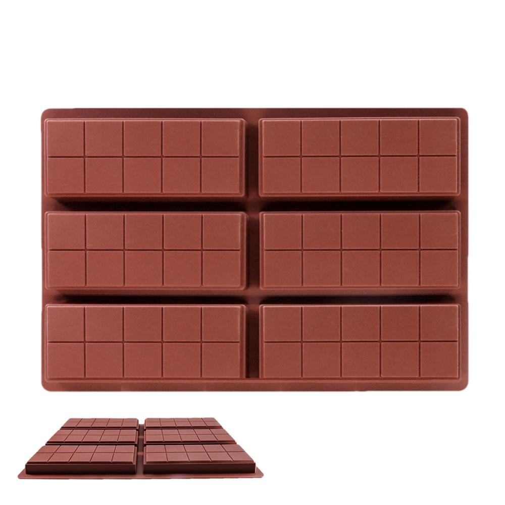 Ksruee Chocolate Bar Mold Chocolate Mold Non-Stick Design Heat ...