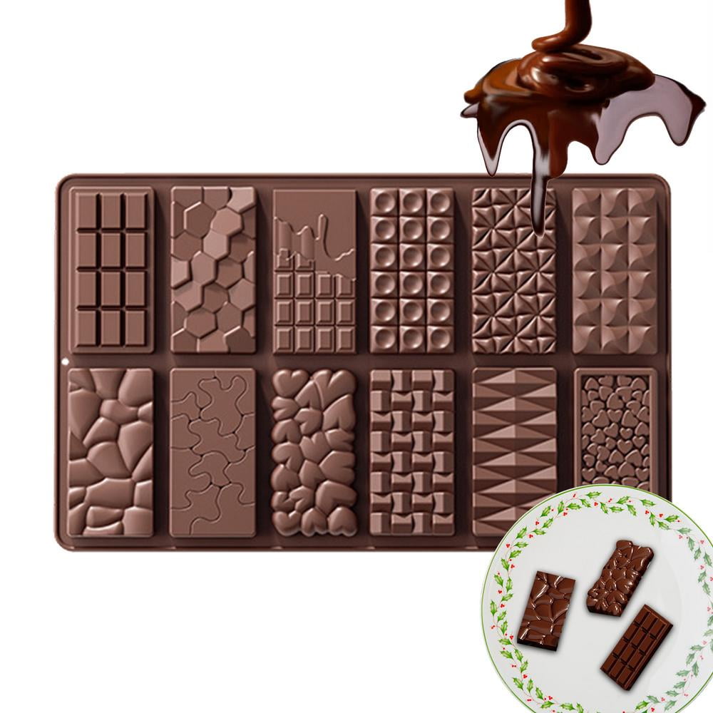 Ksruee Chocolate Molds Silicone Food Grade Silicone Molds For Chocolate ...